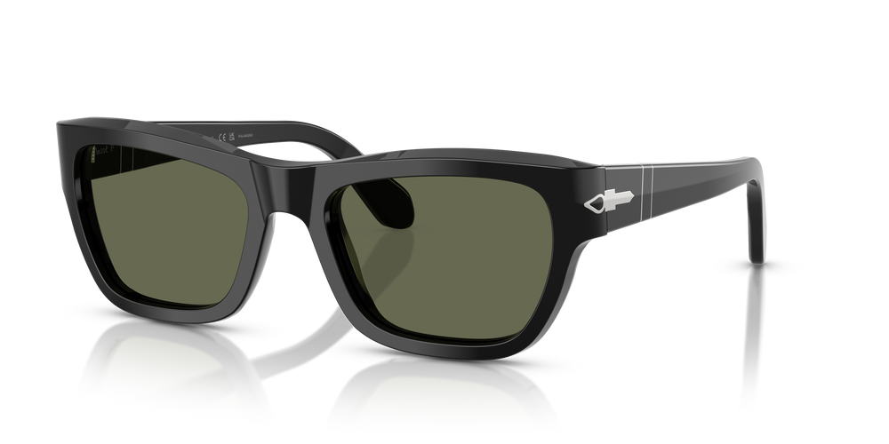 Persol PO0091S with Black Frame and Green Lenses | Persol® BM