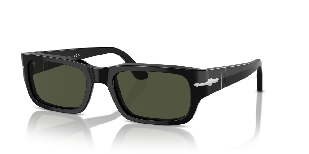 Persol Adrien with Black Frame and Green Lenses | Persol® BM